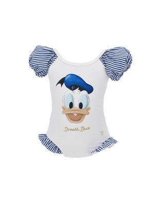 Monnalisa DISNEY DONALD DUCK - T-shirt imprimé - white/blanc - ZALANDO.CH