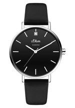 s.Oliver Watch - schwarz/black - Zalando.de
