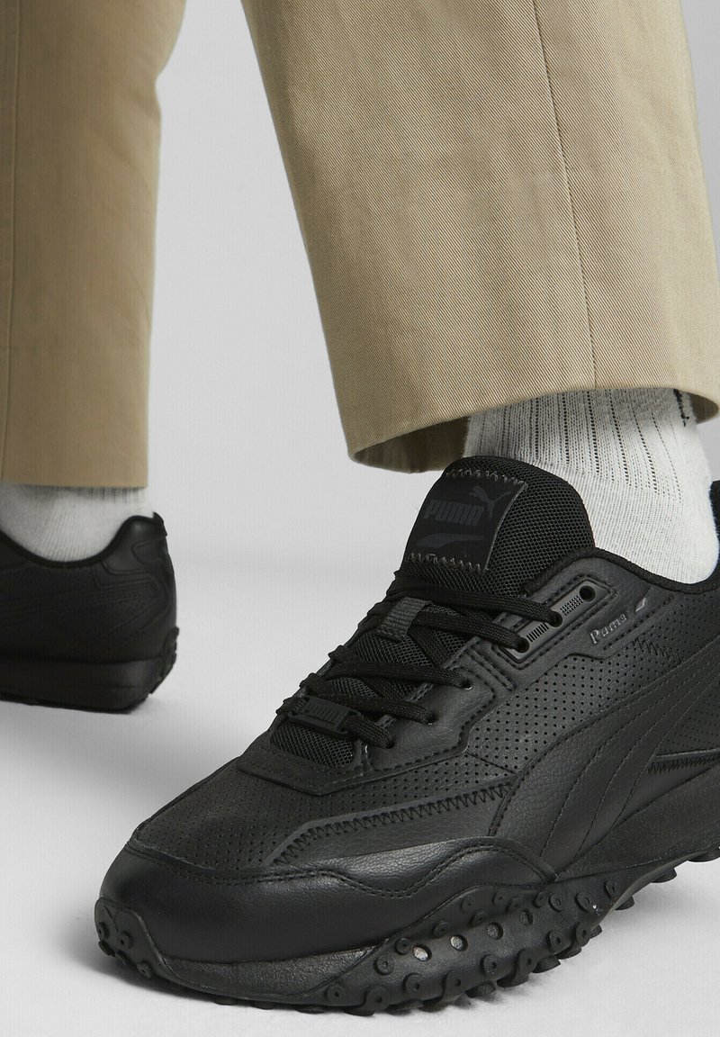 Puma RIDER - Baskets basses - black shadow gray/noir - ZALANDO.FR