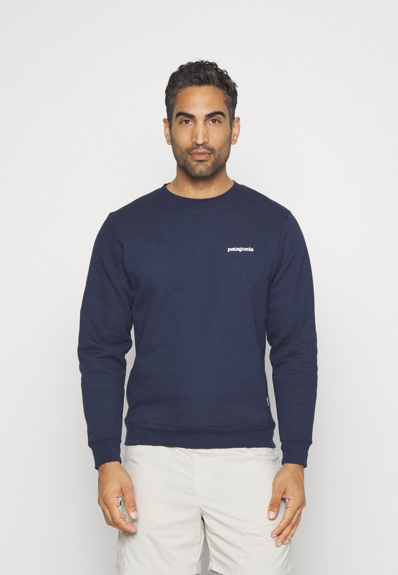 Patagonia FITZ ROY ICON UPRISAL CREW - Sweatshirt - new navy/bleu ...