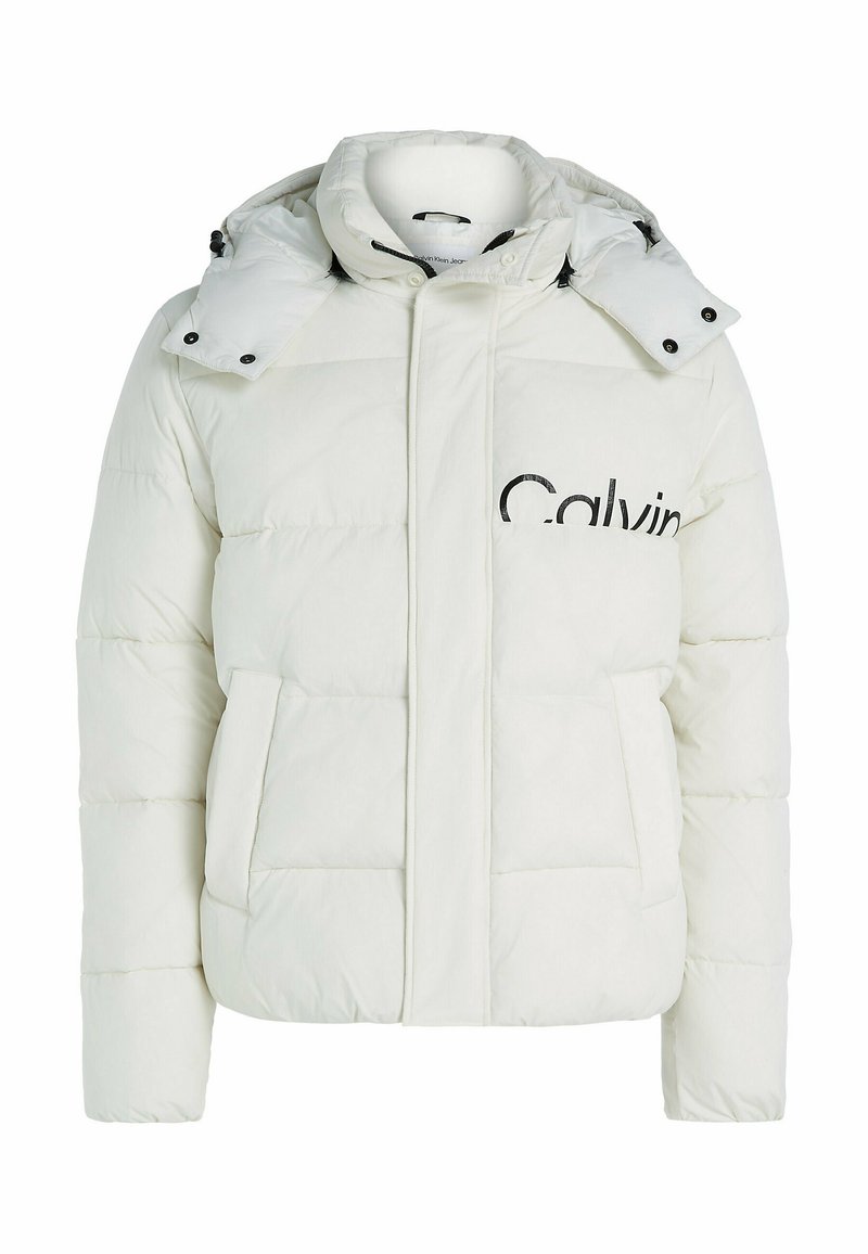Calvin Klein Jeans ESSENTIALS LOGO JACKET - Winterjacke - ivory ...