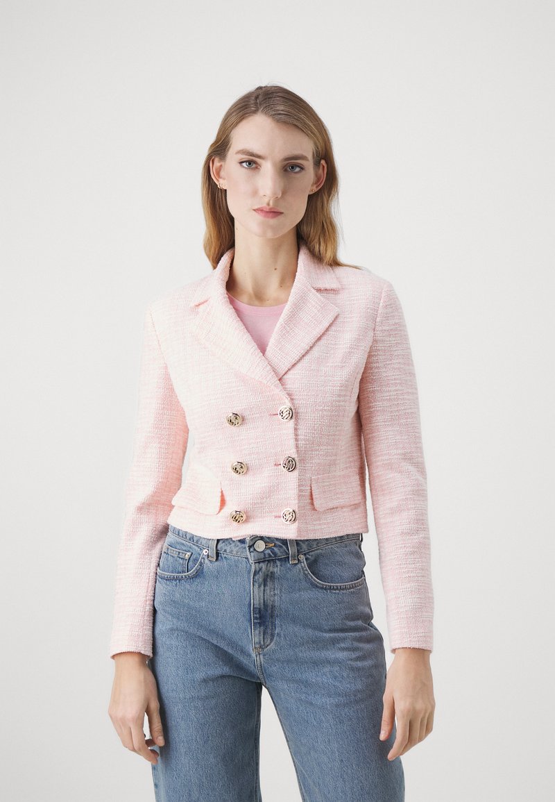 LIU JO GIACCA CROPPED - Blazer - petalo/white butter/weiß - Zalando.de