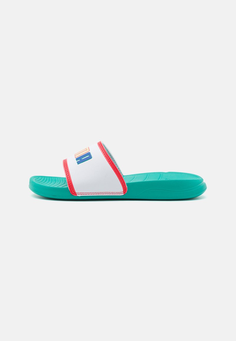 Puma POPCAT 20 READY BETTER UNISEX - Pool slides - sparkling green ...