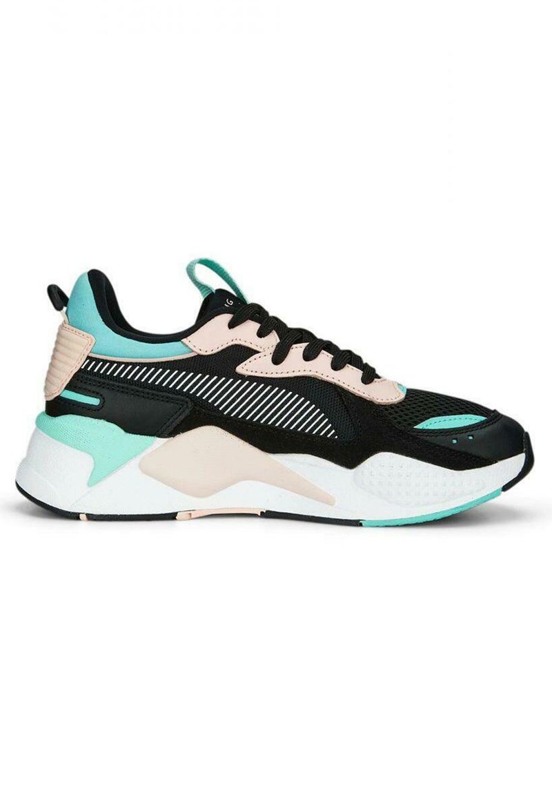 Puma RS-X REINVENTION - Sneaker low - black/light blue/white/schwarz ...