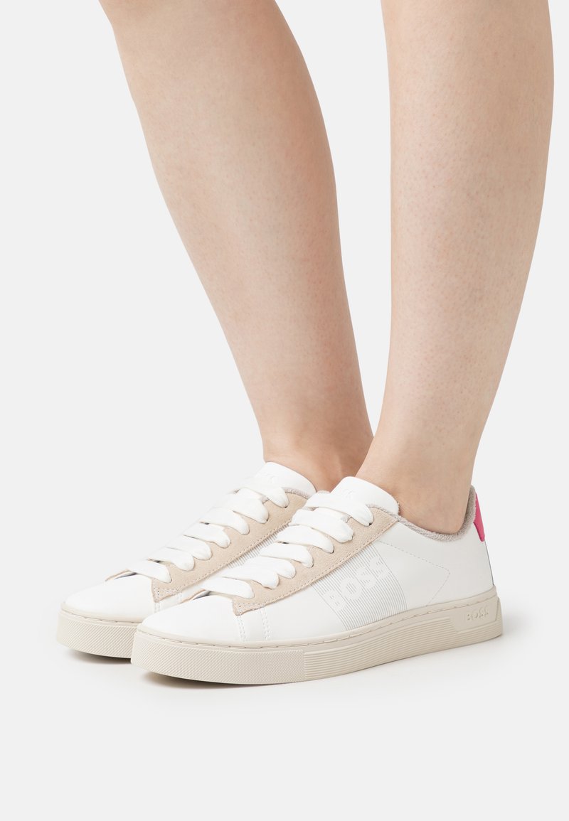 BOSS RHYS TENN - Sneakers laag - open white/crème - Zalando.be