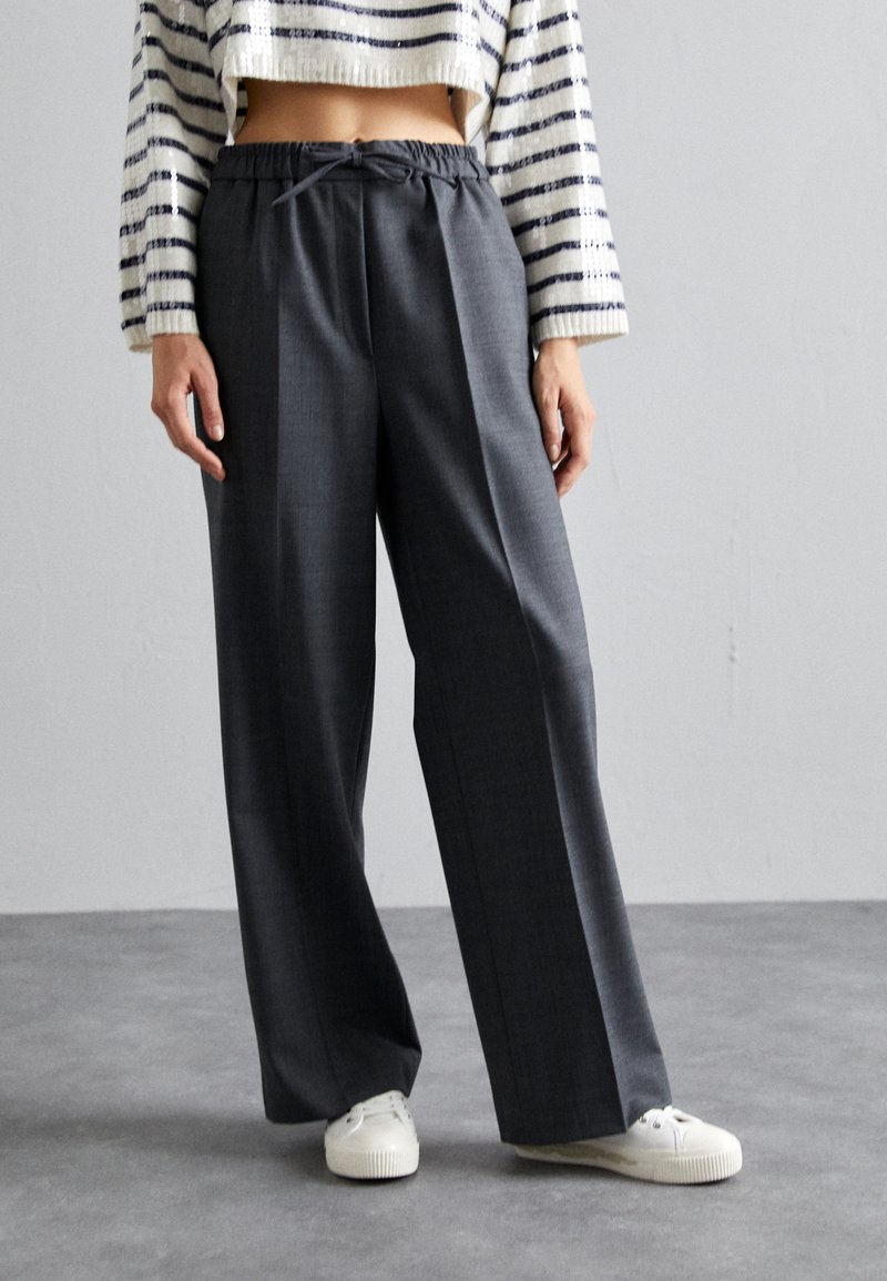 sandro RECOUPE - Bukse - anthracite/grå - Zalando.no