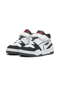Puma SLIPSTREAM BBALL MIX - Lauflernschuh - white black/weiß - Zalando.at