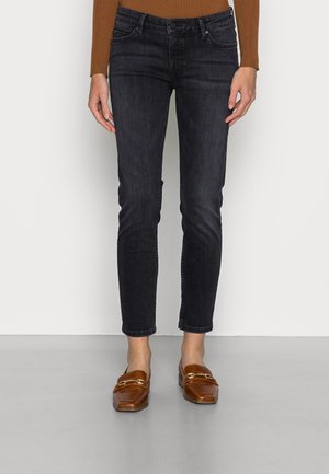 Pepe Jeans VIOLET - Slim fit -farkut - XF1/musta denim - Zalando.fi