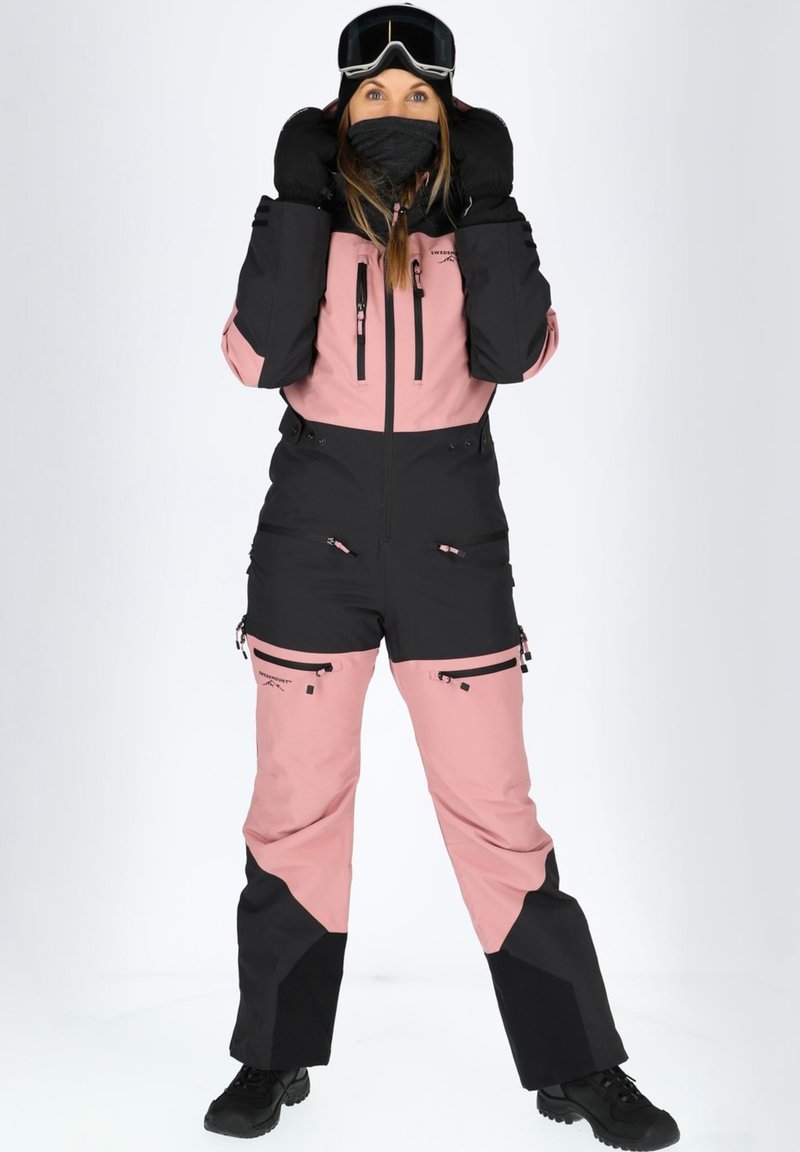 Swedemount FREERIDE - Skipak - dusty rose charcoal/donkerroze - Zalando.be