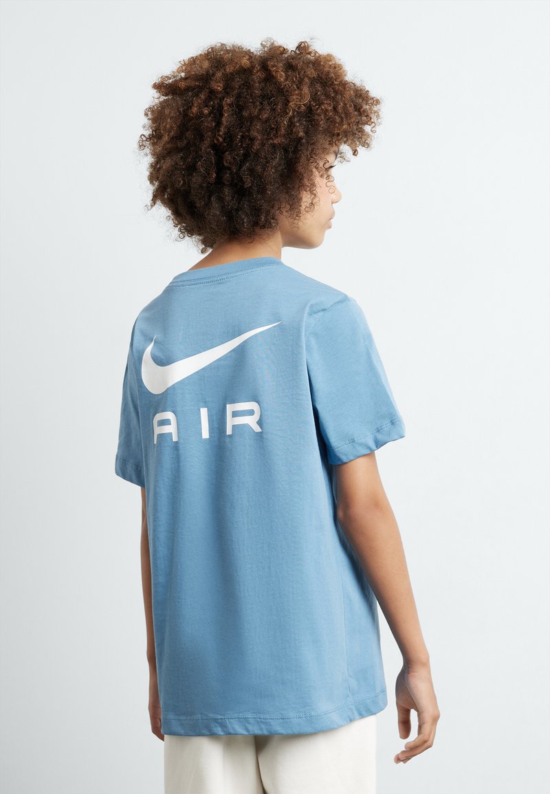 Nike Sportswear AIR TEE UNISEX - Print T-shirt - aegean storm/blue ...