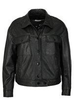 Maze Leather jacket - black - Zalando