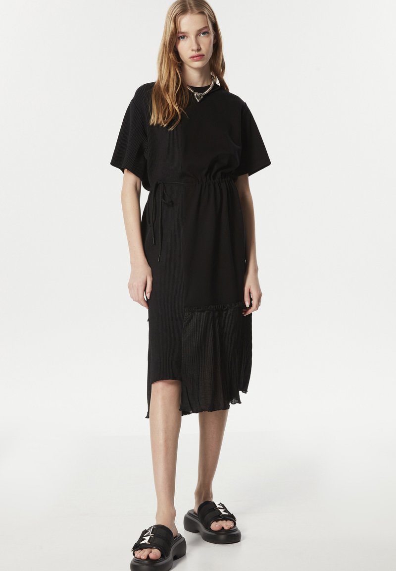 Twist RELAXED FIT MIX CREW NECK - Robe pull - black/noir - ZALANDO.BE
