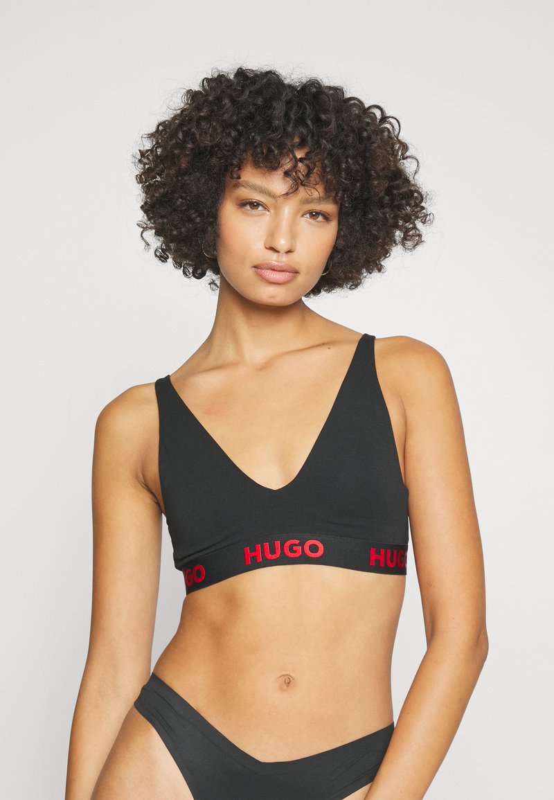 HUGO SPORTY - Triangel-BH - black/svart - Zalando.no