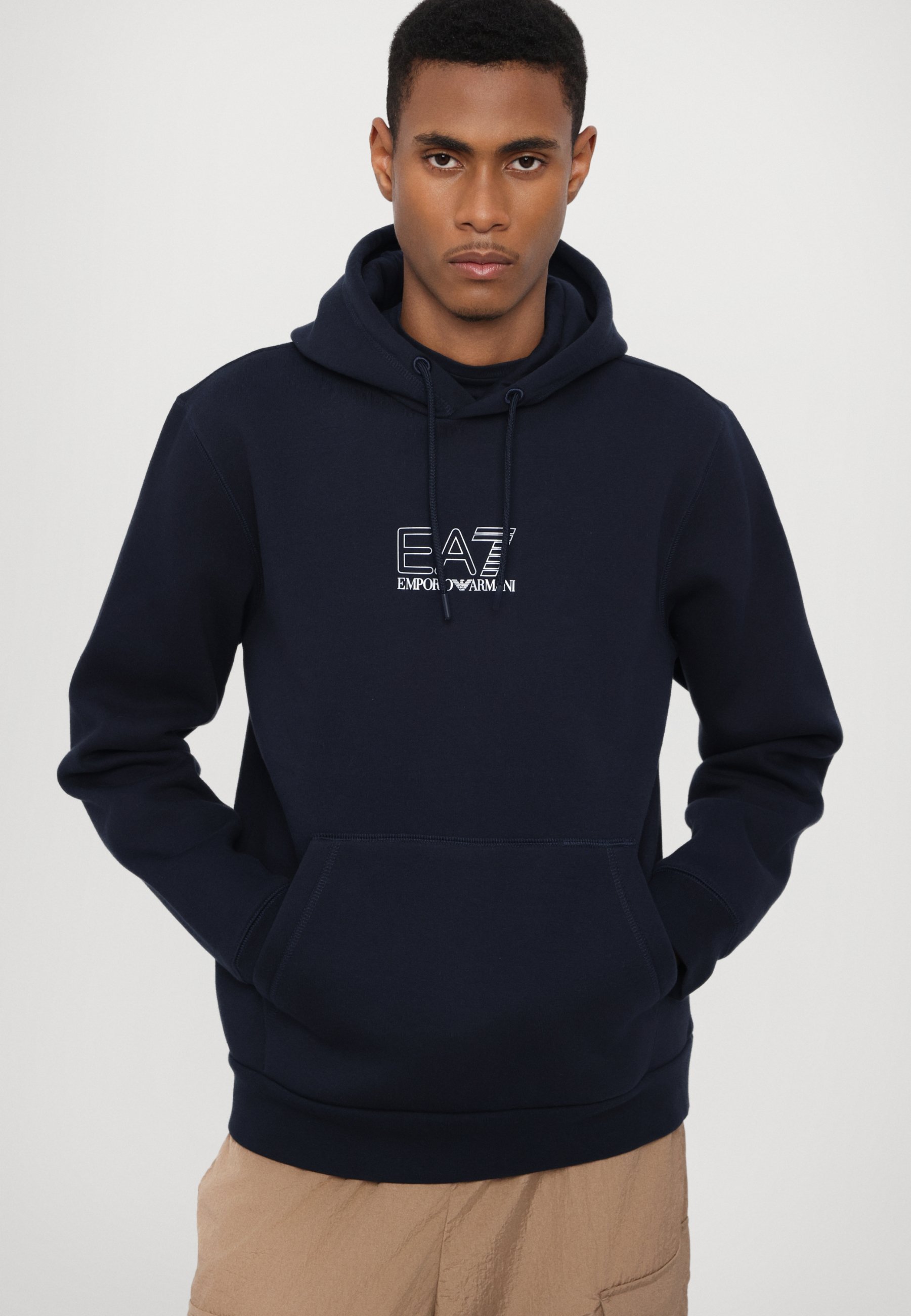 EA7 Emporio Armani FELPA UNISEX Sweatshirt blue bleu marine ZALANDO.FR