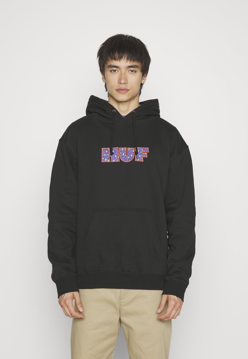 HUF CHEATA HOODIE UNISEX - Hoodie - black - Zalando.co.uk