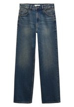 Mango MIAMI - Jeans Straight Leg - dark vintage blue/dunkelblau ...
