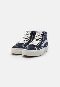 Vans RECONSTRUCT - Höga sneakers - navy/white/mörkblå - Zalando.se
