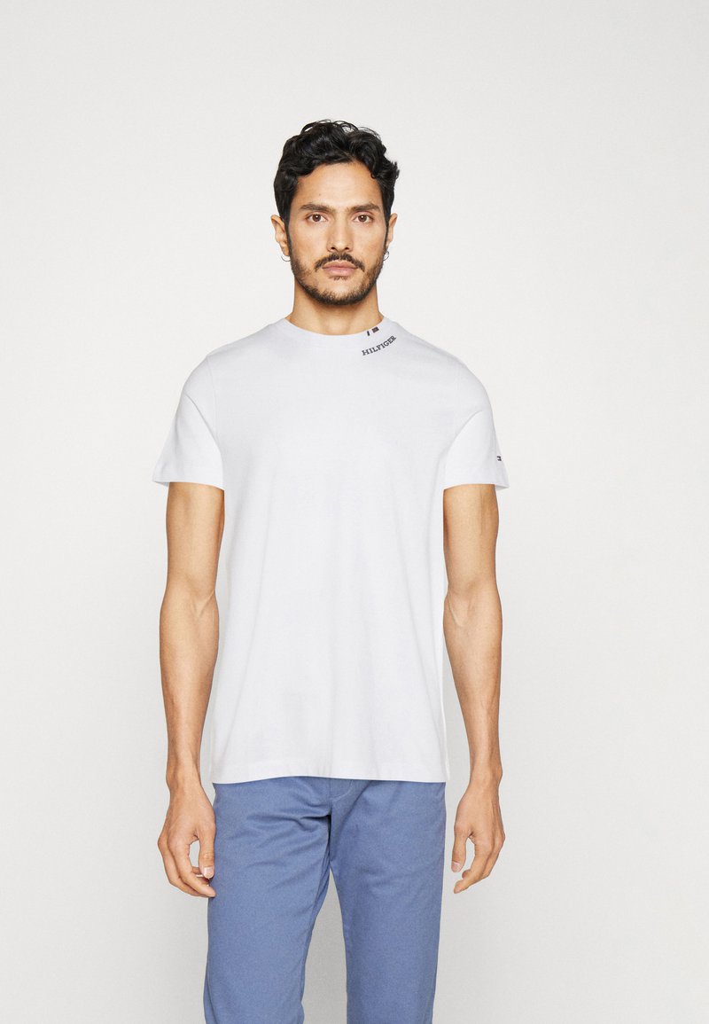 Tommy Hilfiger NECKLINE TEE - T-Shirt basic - white/weiß - Zalando.ch