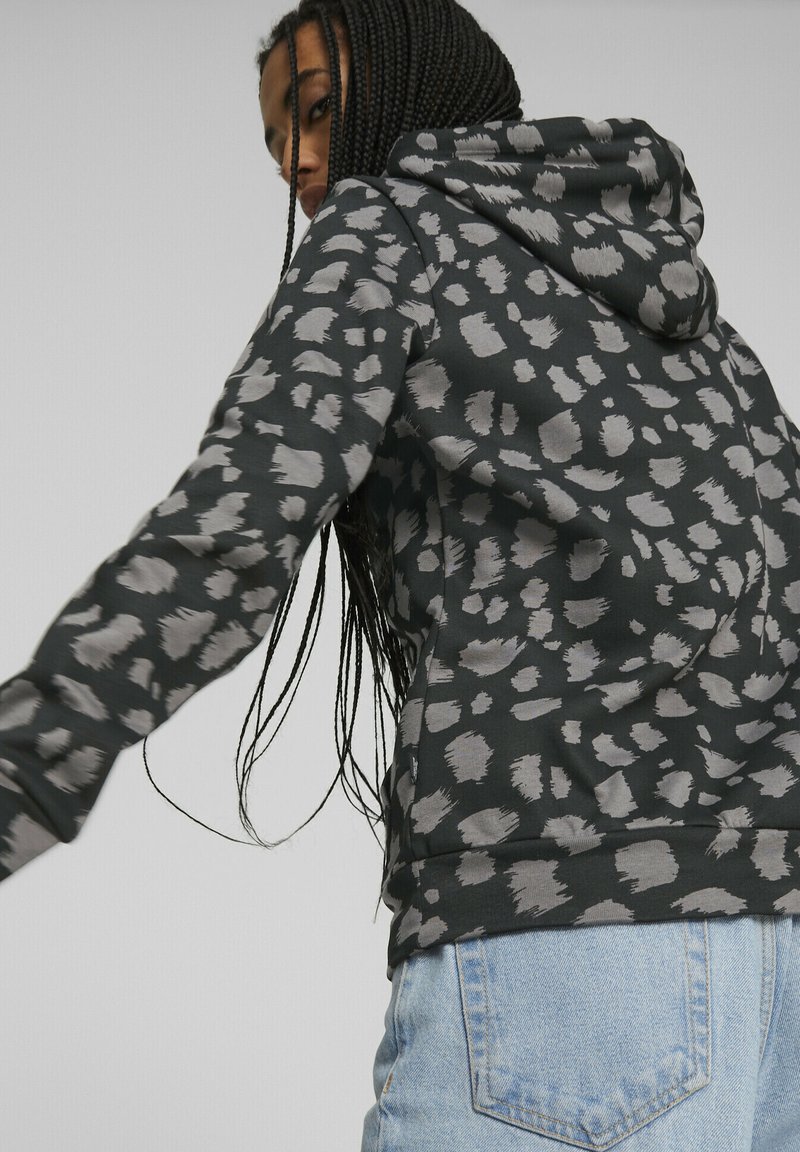 Puma ESSENTIALS ANIMAL - Sweat à capuche - black/noir - ZALANDO.FR