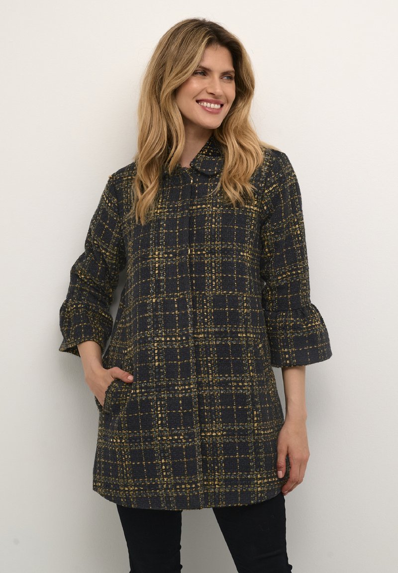 Culture ELLA - Palton scurt - black/negru - Zalando.ro