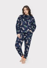 Chelsea Peers KOI FISH PRINT SET - Pyjama set - navy/dark blue - Zalando.de