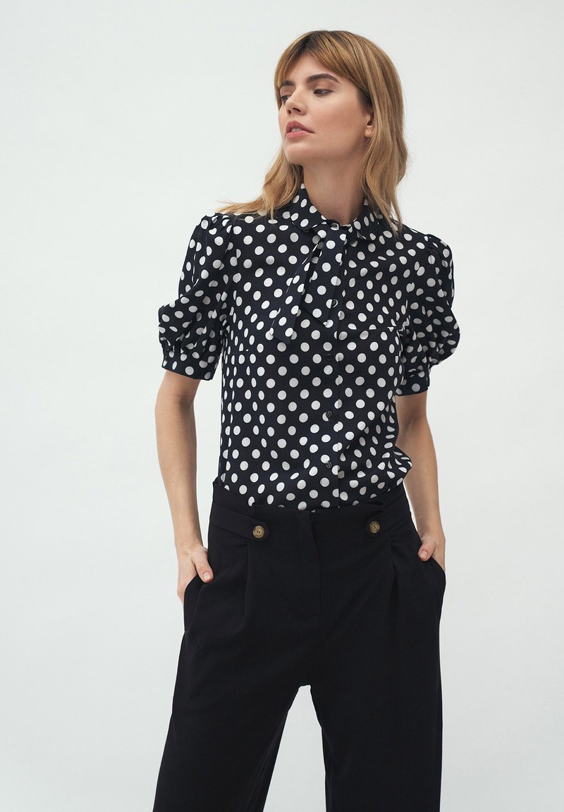 Nife Chemisier - peas/noir chiné - ZALANDO.FR