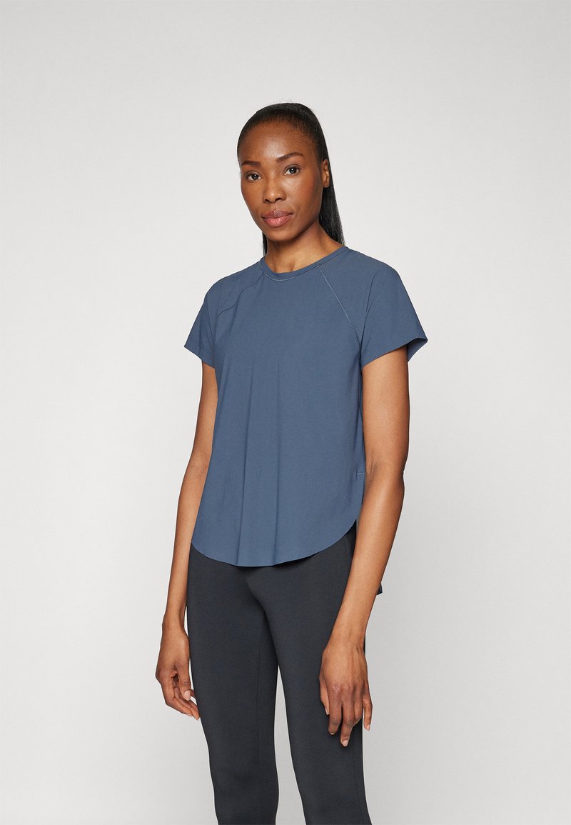 Athleta ULTIMATE TEE - T-shirt de sport - granite blue/bleu - ZALANDO.FR