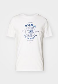 Puma GRAPHICS GELATERIA TEE - T-shirt imprimé - white/blanc - ZALANDO.FR