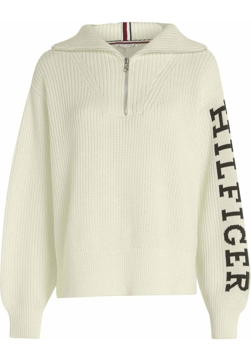 Tommy Hilfiger Strickpullover - off white/offwhite - Zalando.de
