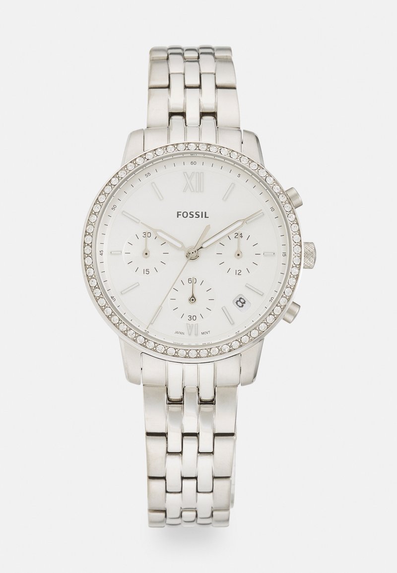 Fossil Chronograph Silver Coloured Silberfarben Zalando At