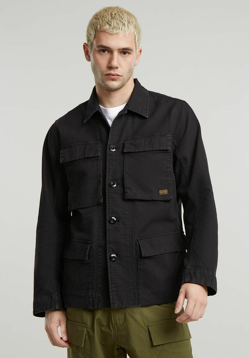 G-STAR 4 POCKET - Lichte jas - dk black gd/zwart - Zalando.nl