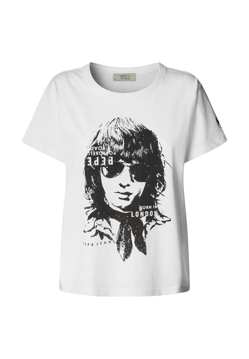 Pepe Jeans W11 ERIN - Camiseta estampada - white/blanco - Zalando.es
