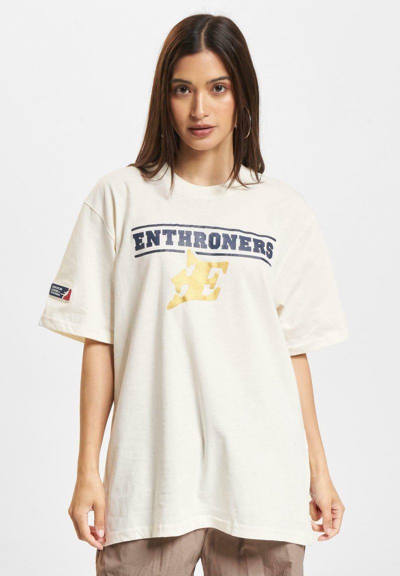 DEF T-Shirt print - antique white/weiß - Zalando.de