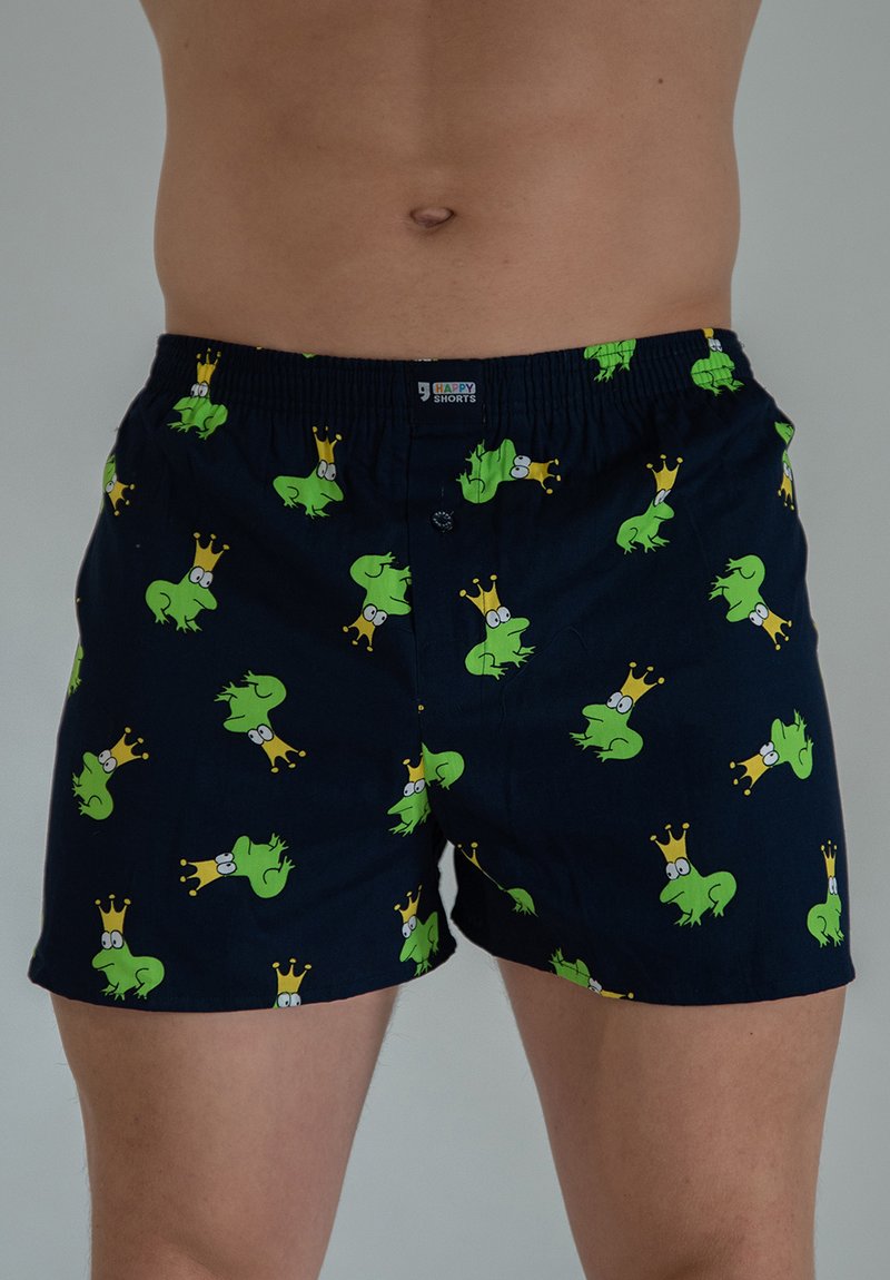 Happy Shorts WIJDE KIKKER MET KROON PRINT - Boxershorts - blue/blau ...