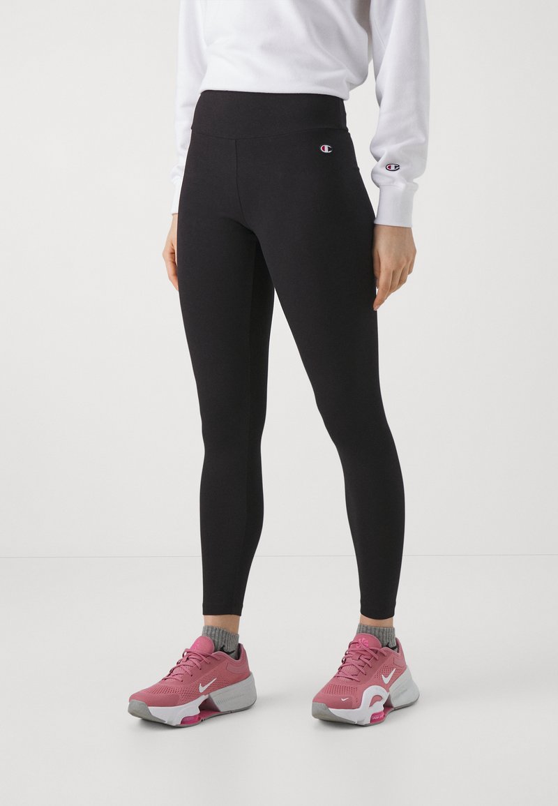 Champion ICONS HIGH WAIST LEGGINGS - Retuusid - black/must - Zalando.ee
