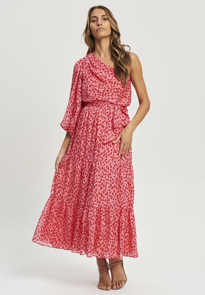 TUSSAH JOANNA - Maxi dress - pink roses/light pink - Zalando.ie