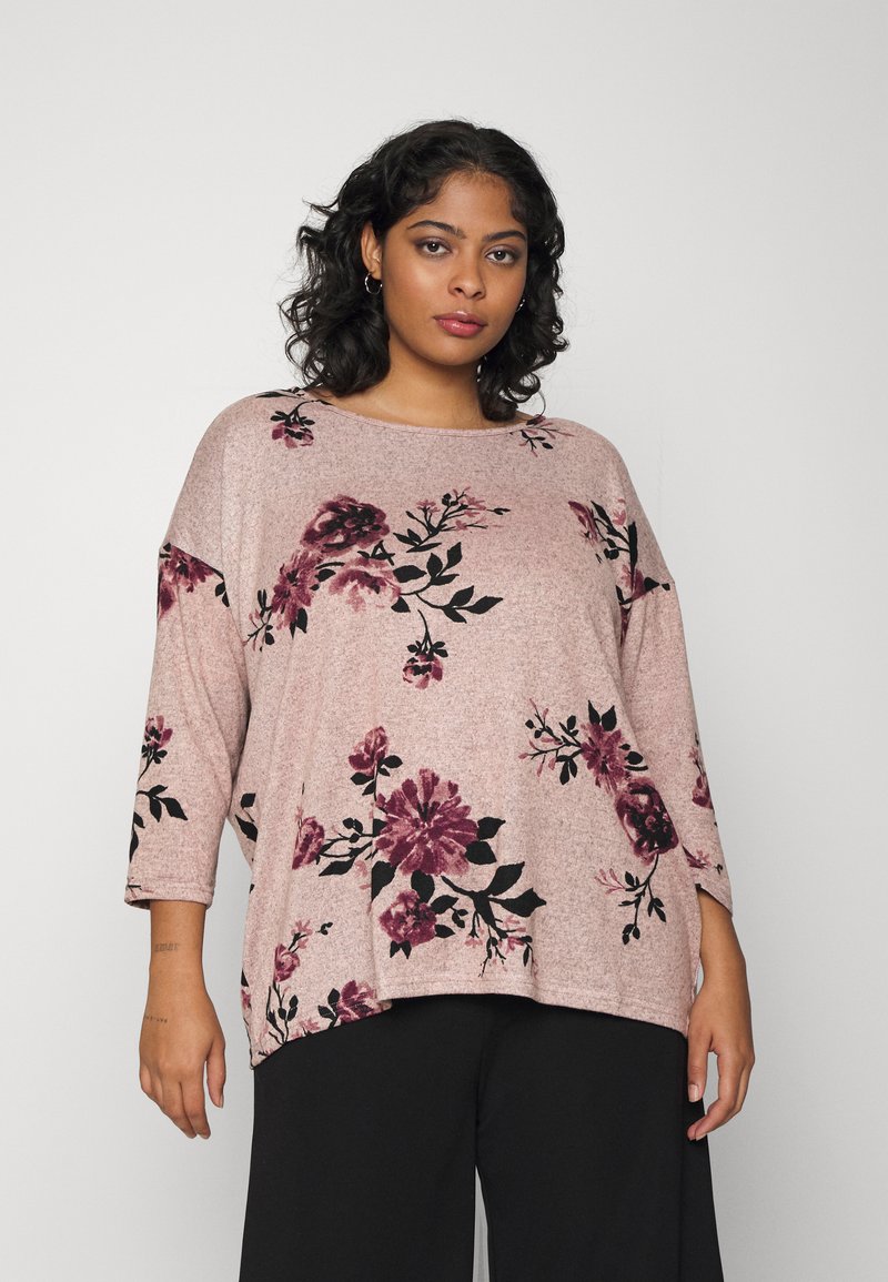 ONLY Carmakoma CARALBA - Strickpullover - pink - Zalando.de