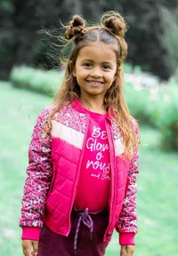 Quapi MAROON ANIMAL - Übergangsjacke - pink - Zalando.de
