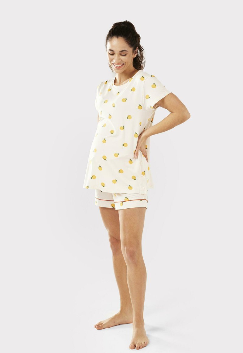 Chelsea Peers CREWNECK SET - Pyjama - off white/crème - Zalando.be