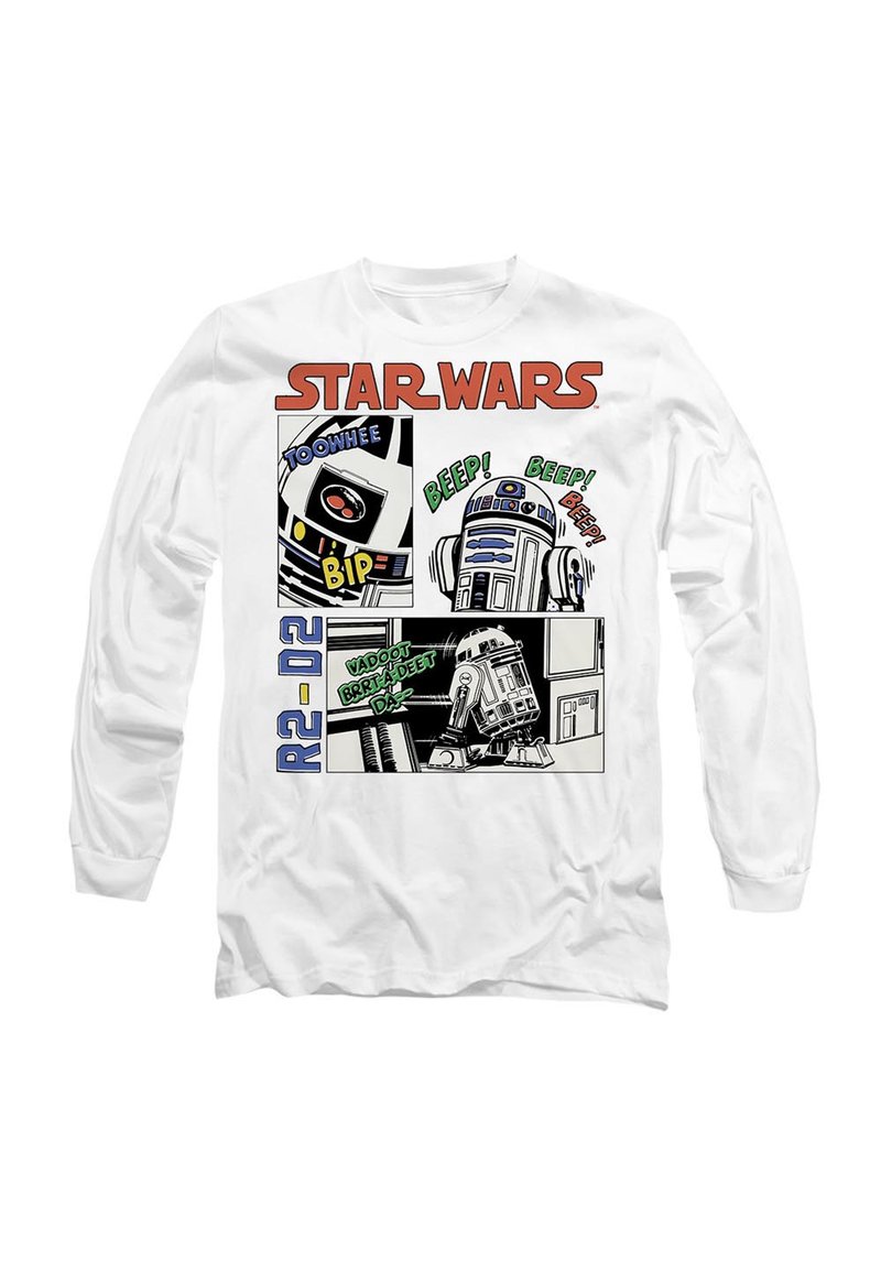 Star Wars Long sleeved top - white - Zalando