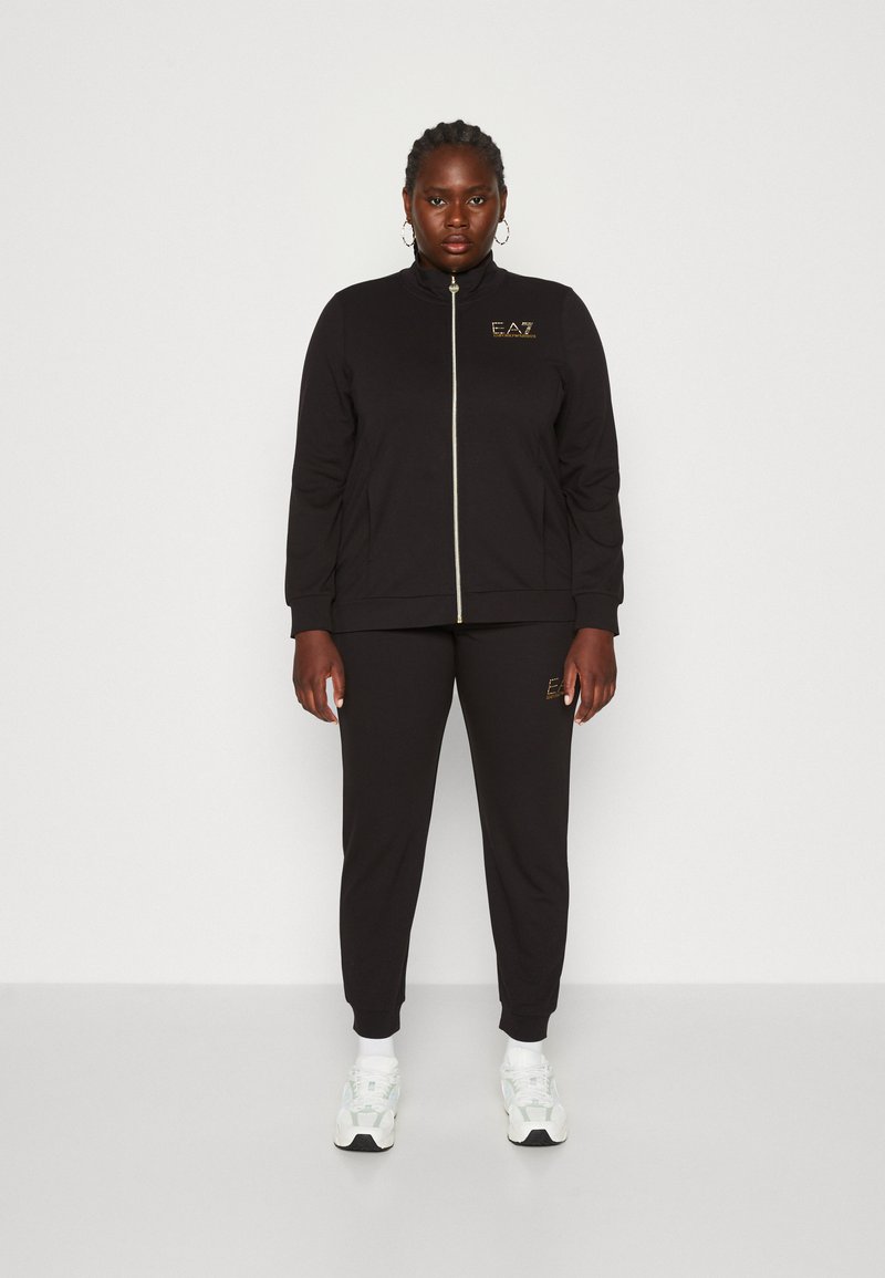 EA7 Emporio Armani TRACKSUIT - Survêtement - black/noir - ZALANDO.FR