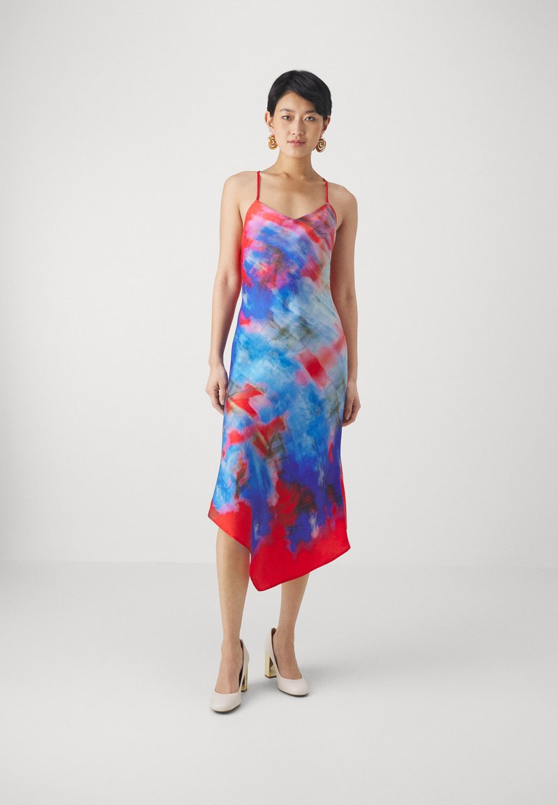 Fiorucci BLUR ASYMETRIC DRESS - Freizeitkleid - red/rot - Zalando.de