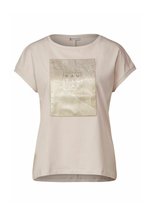 Street One MIT PATCH - T-Shirt print - beige/beige-meliert - Zalando.ch