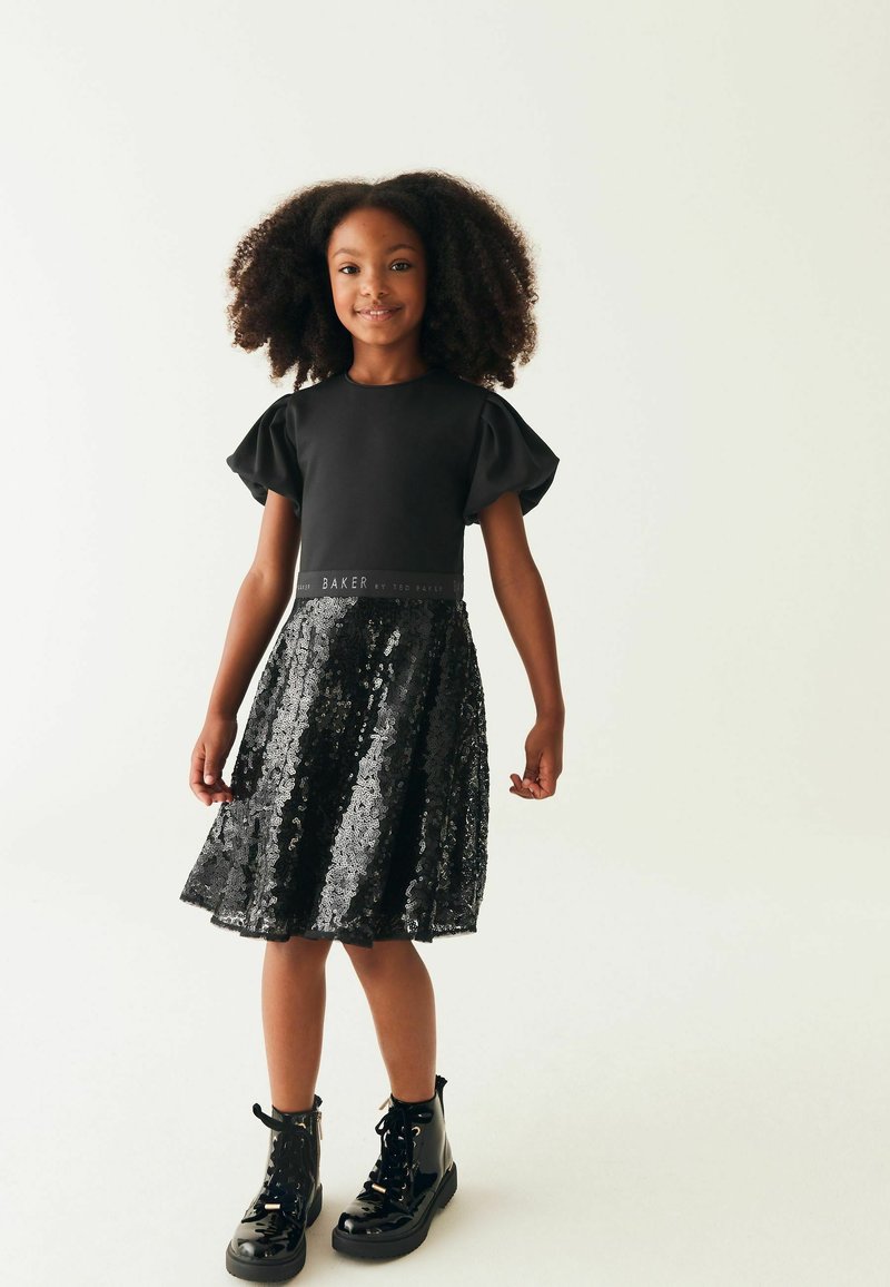 Baker by Ted Baker Sukienka koktajlowa/czarny - Zalando.pl