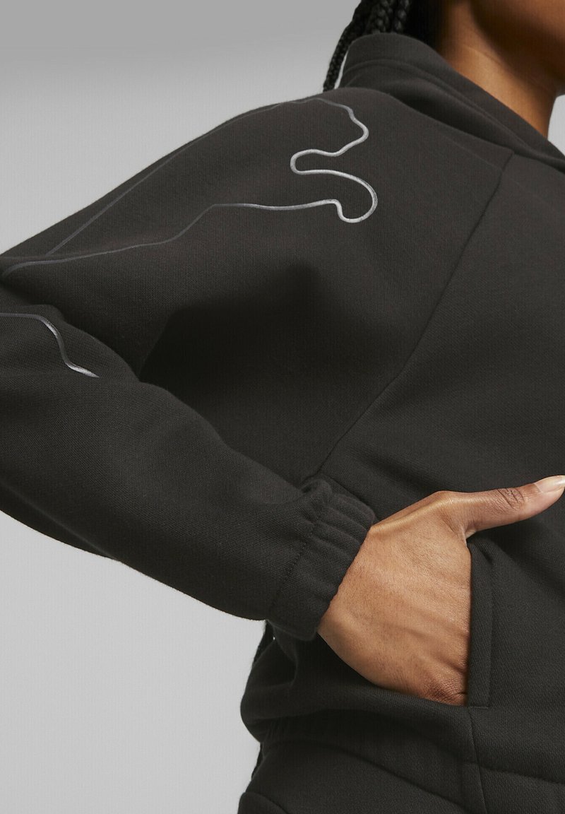 Puma MOTION CAT - Jersey con capucha - black/negro - Zalando.es