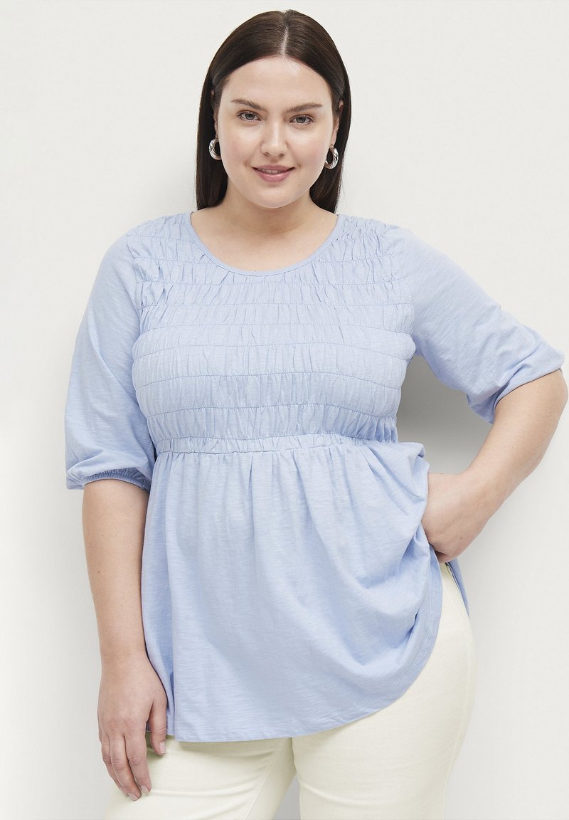 Ellos Plus collection BELL - Túnica - blau/azul - Zalando.es