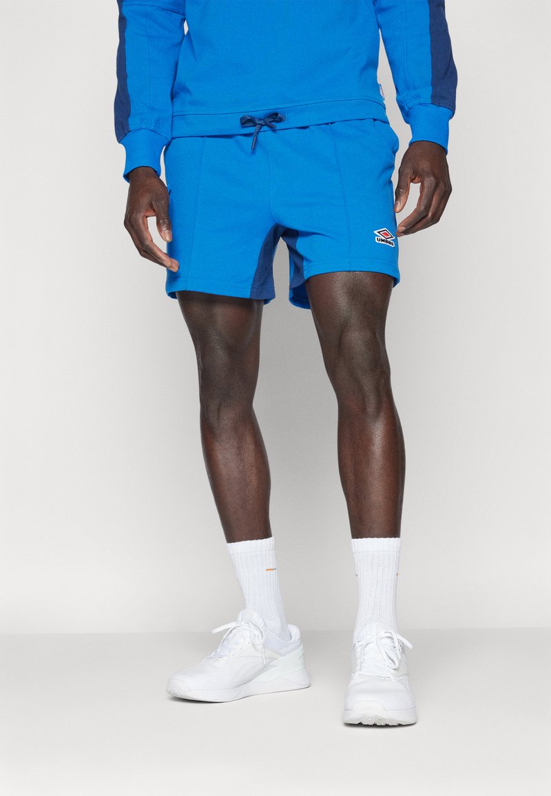 Umbro PANELLED SHORT - Sports shorts - regal blue/estate blue/blue ...