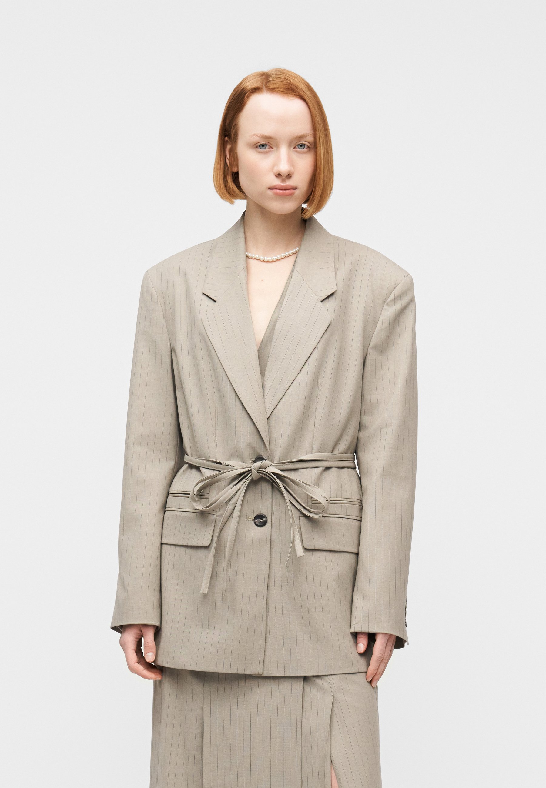 IVY OAK JOCELYN ANN - Kurzmantel - sage smoke/taupe - Zalando.ch