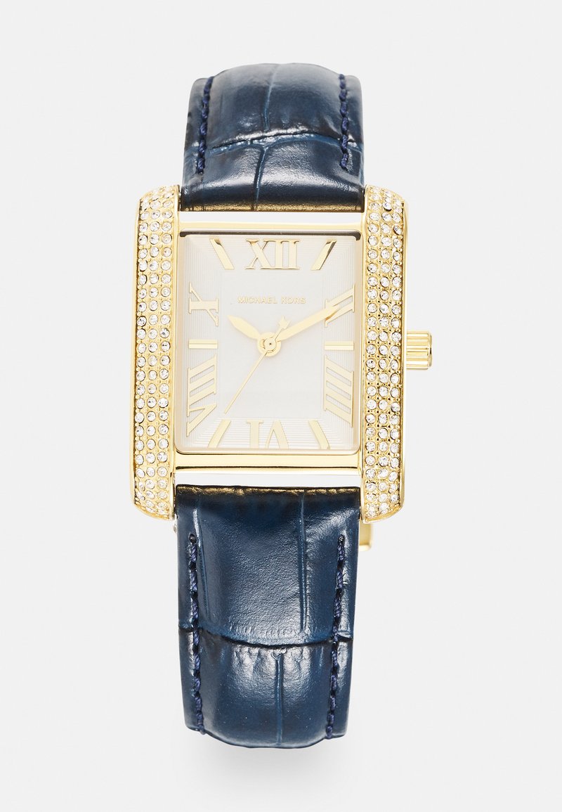 Michael Kors EMERY - Watch - gold-coloured/dark blue/gold-coloured ...