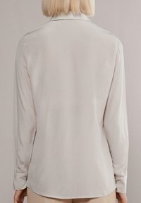 Falconeri BLOUSE WITH COLLAR - Hemdbluse - alabaster/white denim ...